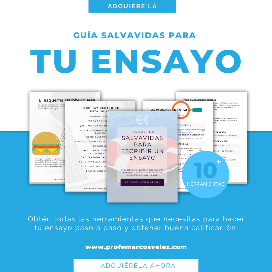 Guia salvavidas para escribir tu ensayo